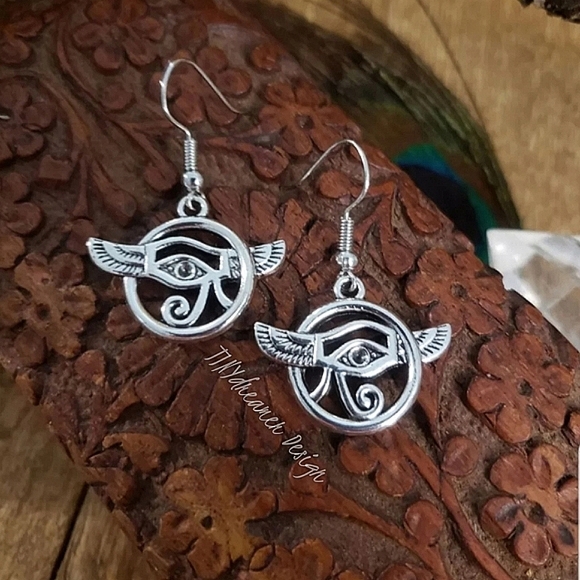 TINYdreamer Design | Jewelry | Eye Of Ra Eye Of Horus Earrings Egyptian ...